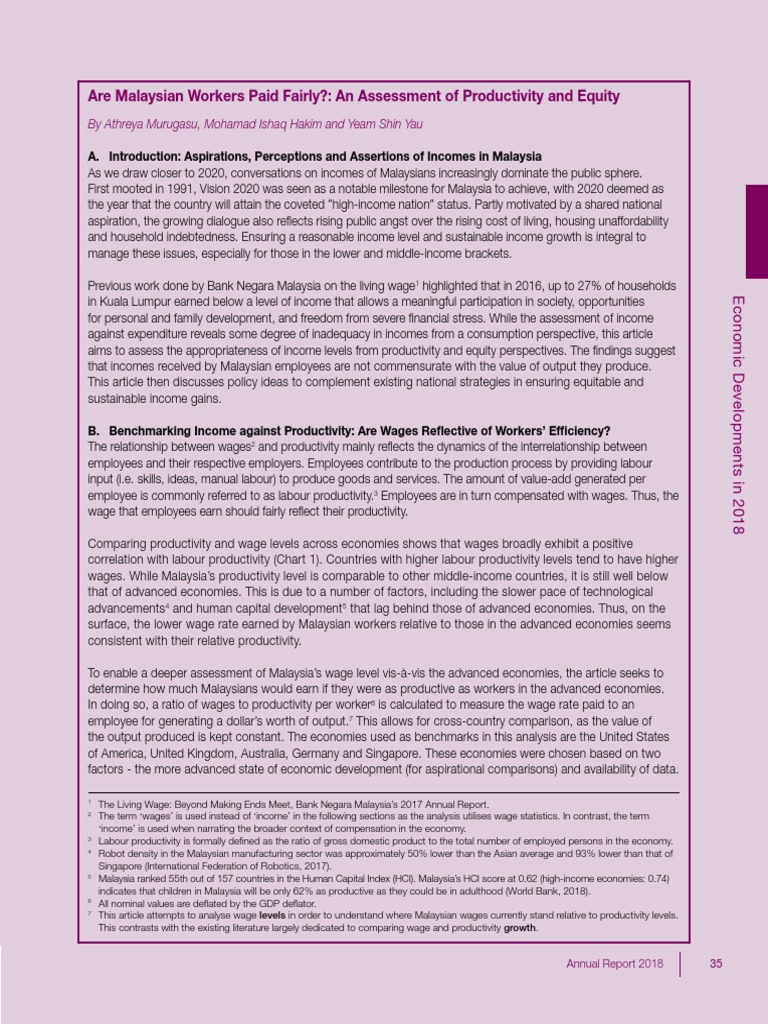 Murugasu Et Al. - 2018 - Are Malaysian Workers Paid Fairly An ...