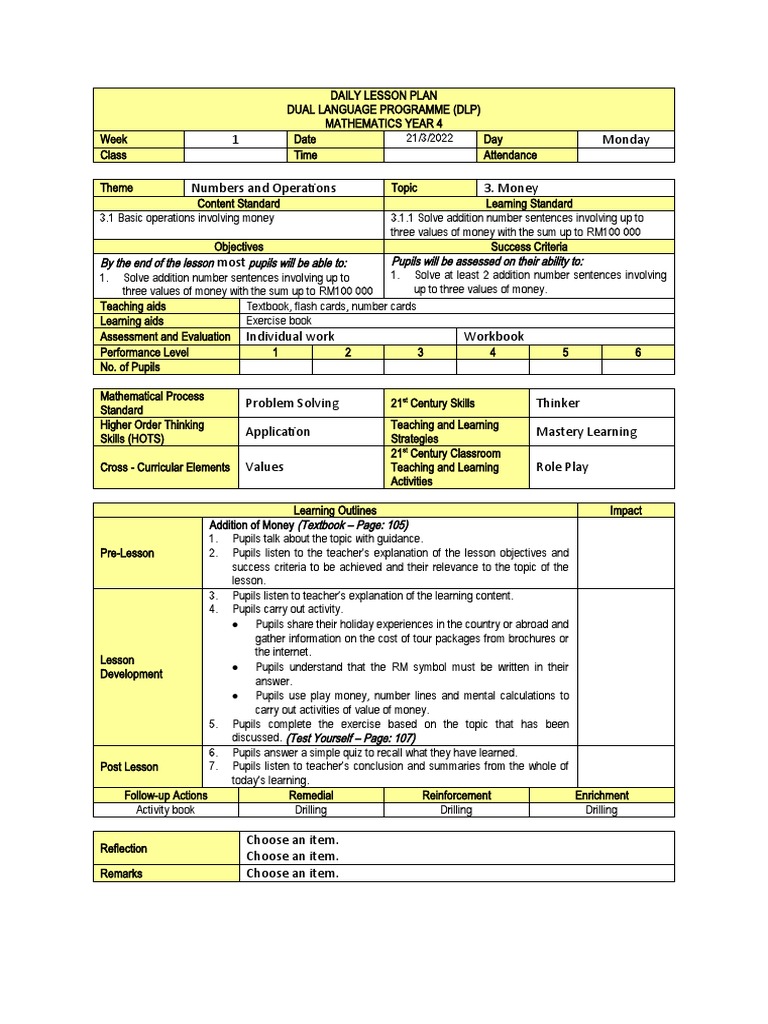 Money | PDF | Teaching Method | Teachers