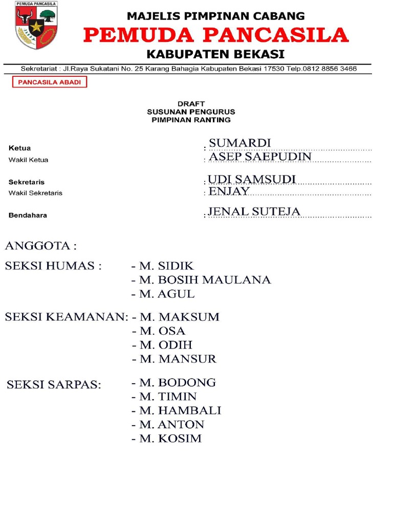 Draft SK Ranting | PDF
