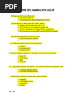 SNB Enrolled Nurse Exam Overview | PDF