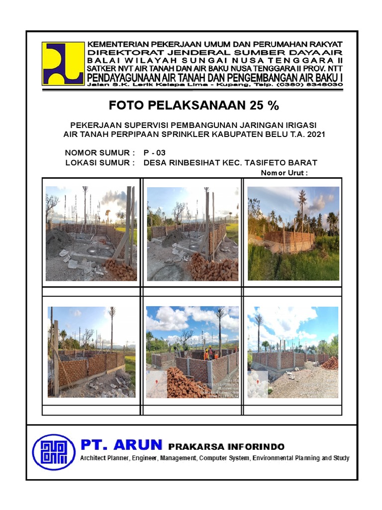 02 Foto Pelaksanaan 25 % Tarum | PDF