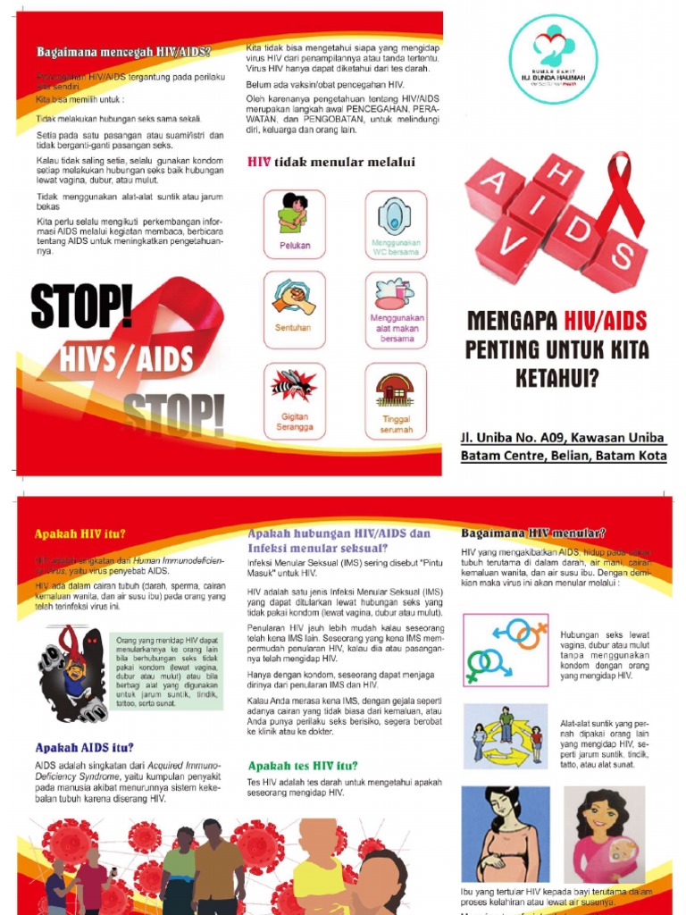 Leaflet Hiv Aids | PDF