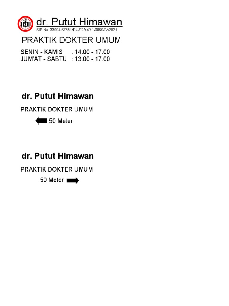 PTT HMW Plang Dokter Dan Macam Pelayanan | PDF