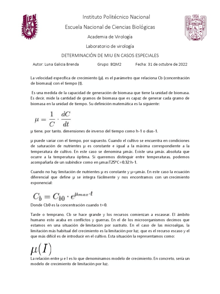 Determinación de Miu en Casos Particulares - Luna Galicia Brenda | PDF ...