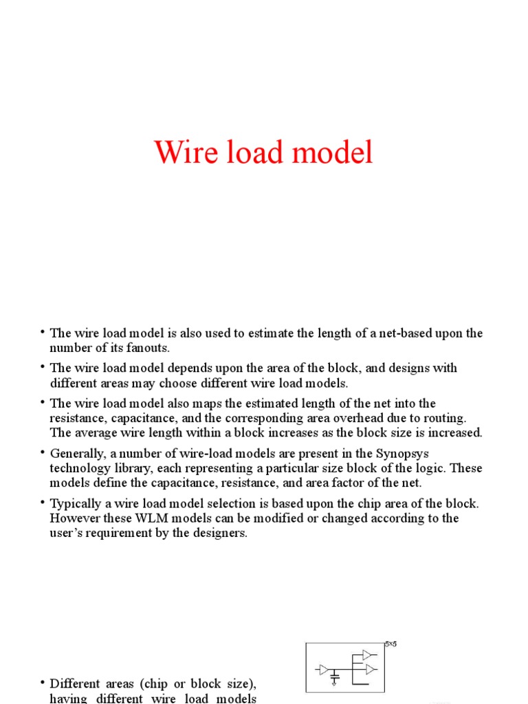 Understanding Wire Load Models: Choosing the Appropriate Model and ...
