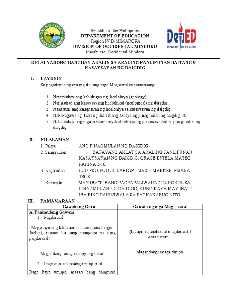 LESSON PLAN in ELECTIVE II | PDF