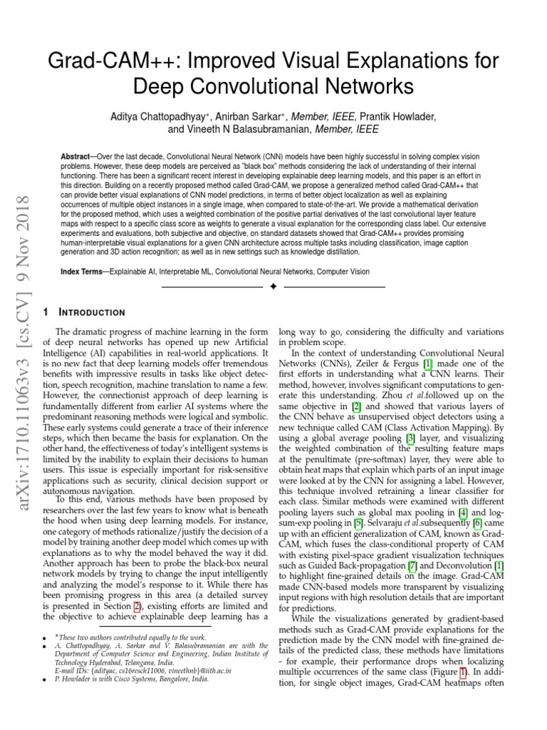 Grad Cam Comparision Types | PDF | Deep Learning | Artificial Intelligence