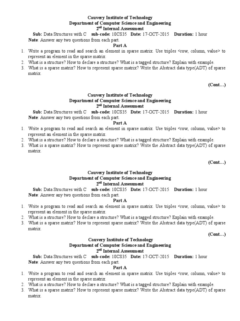 Data Structuresii Pdf Computer Science Software Engineering 8099