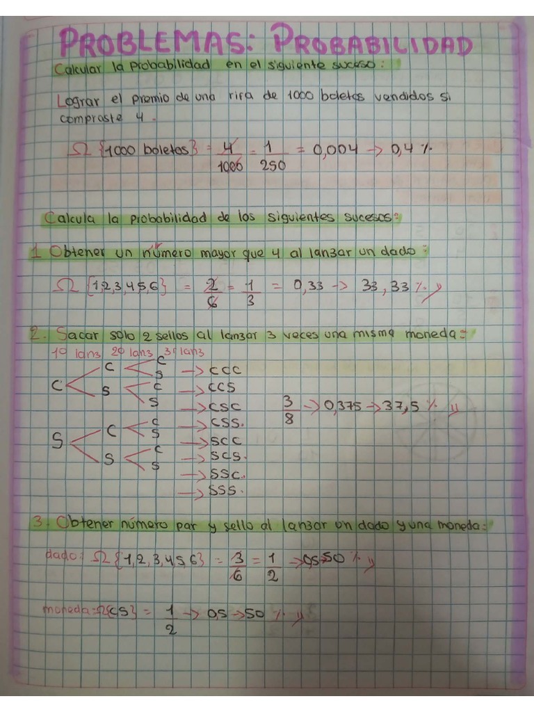 5d Espinoza Chuye Alexia - Problemas Probabilidad | PDF