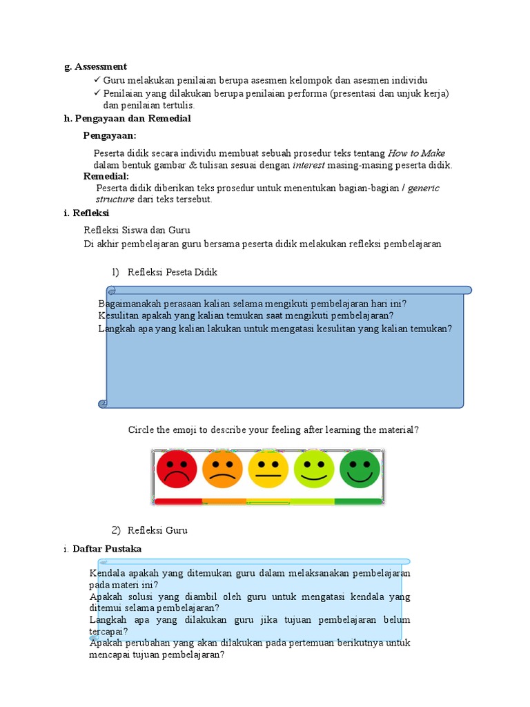 G. Assessment: Structure Dari Teks Tersebut | PDF