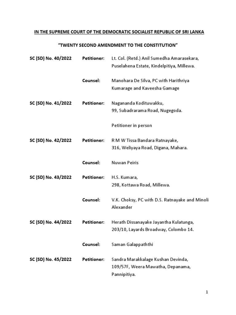 sc_sd_40.2022_49_2022_22 ammendment | PDF | Constitutional Amendment | Bill (Law)
