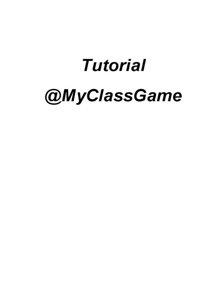 @my Class Game | PDF | Software de la aplicacion | Aplicación movil