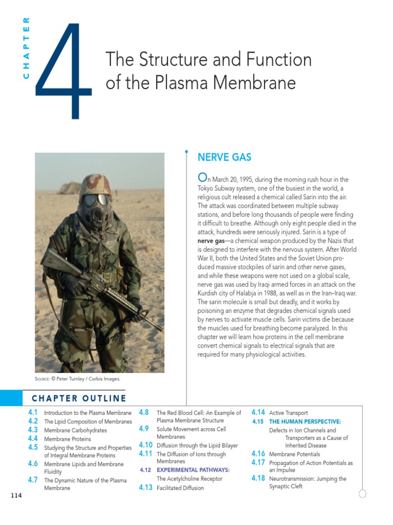 Karp's Cell and Molecular Biology CH4 PLASMA MEMBRANE | PDF | Cell ...