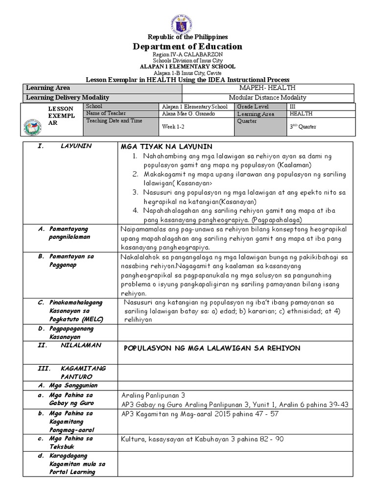 Melc 3 Gr. 3 Ap | PDF Melc 3 Gr. 3 Ap | PDF