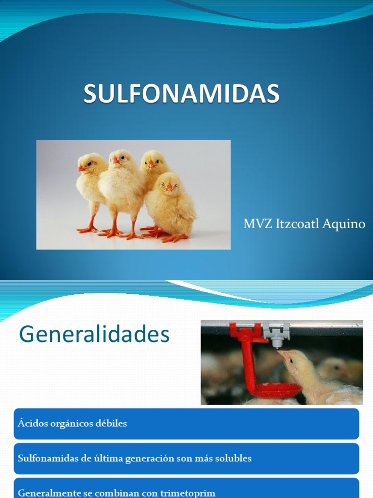 Sulfas | PDF | Medicina CLINICA | Especialidades Medicas