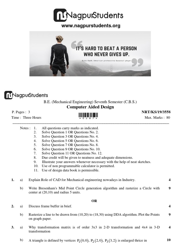 CAD | PDF | Beam (Structure) | Applied And Interdisciplinary Physics