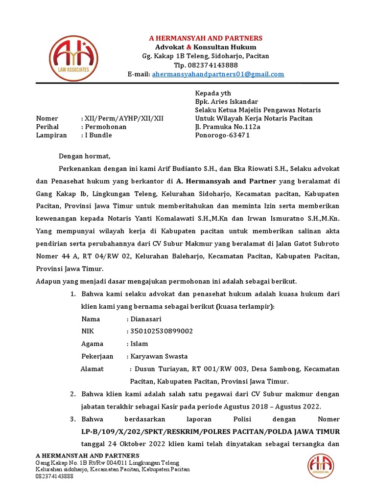 Permohonan MKD | PDF