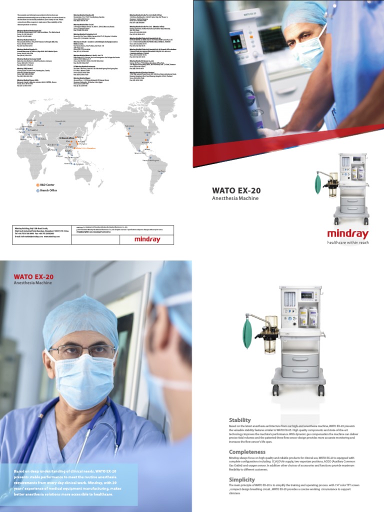 Mindray WATO EX-20 | PDF | Breathing | Clinical Medicine