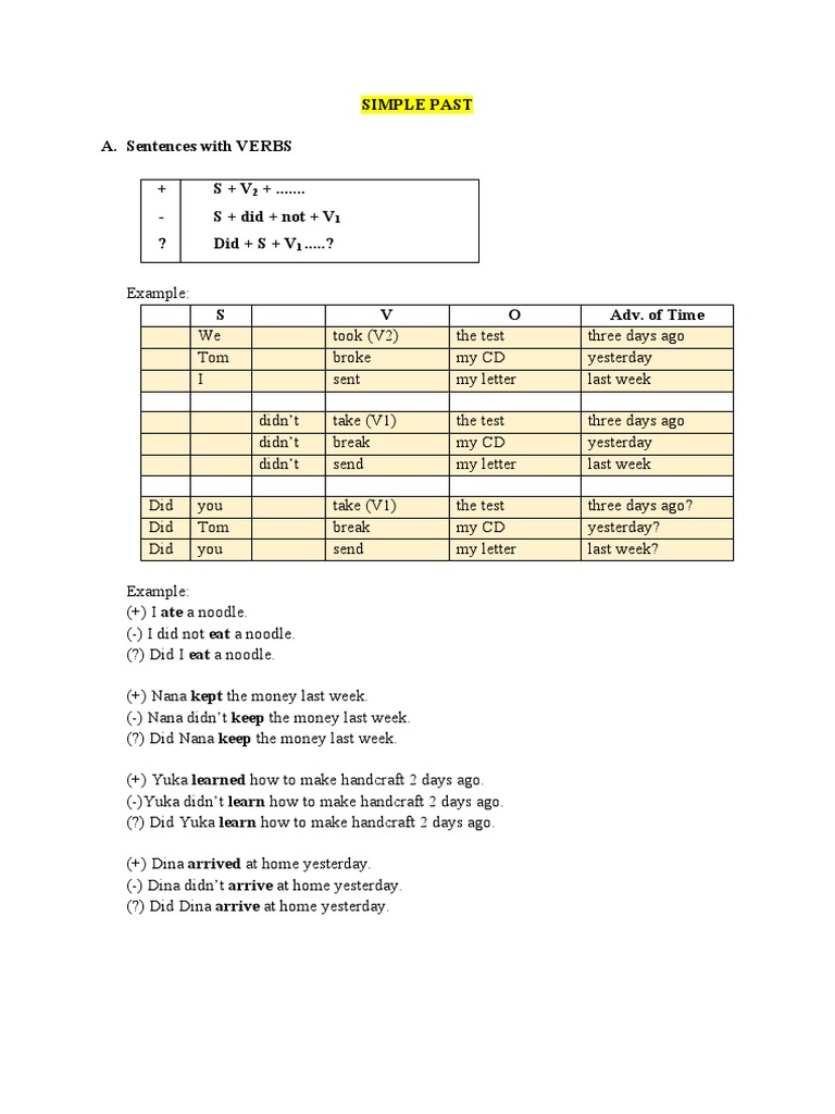 Simple Past N Past Continuous 07 Okt 2022 | Download Free PDF | Verb | Semantic Units