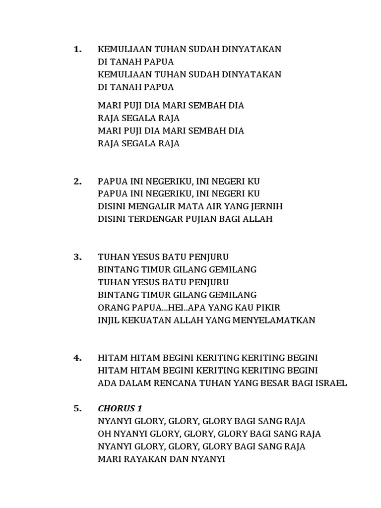 Kemuliaan Tuhan Sudah Dinyatakan | PDF