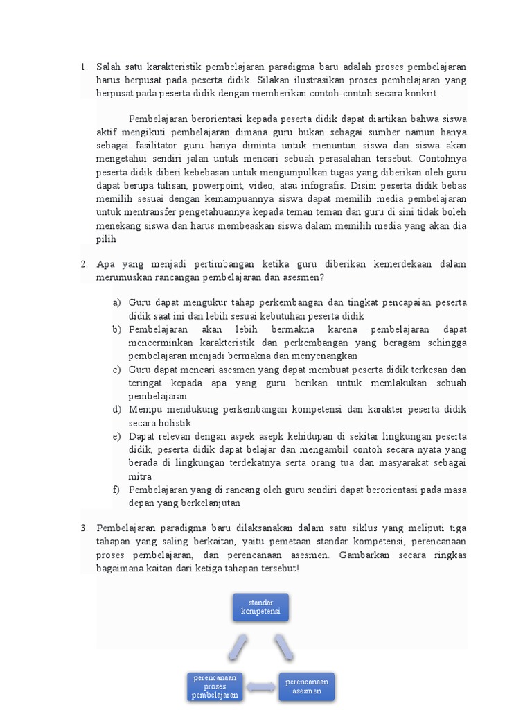 LK 1. Pembelajaran Paradigma Baru | PDF | Karier & Perkembangan | Pengembangan Diri