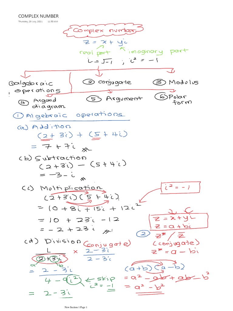 Complex Numbers | PDF