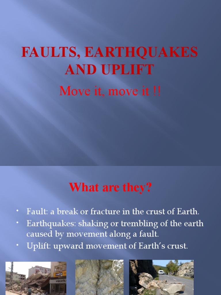 Earthquakes Powerpoint Sona | PDF | Earthquakes | Fault (Geology)
