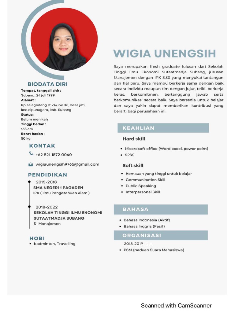 CV Lamaran Kerja. - Compressed | PDF