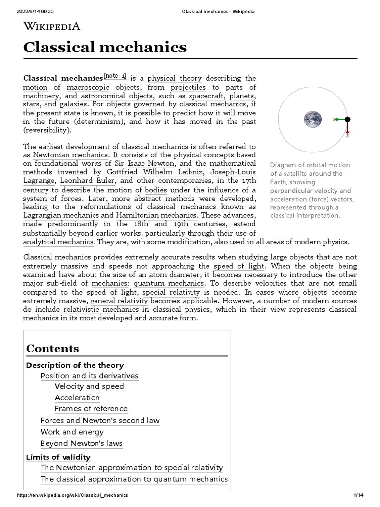 Classical Mechanics | PDF | Classical Mechanics | Force