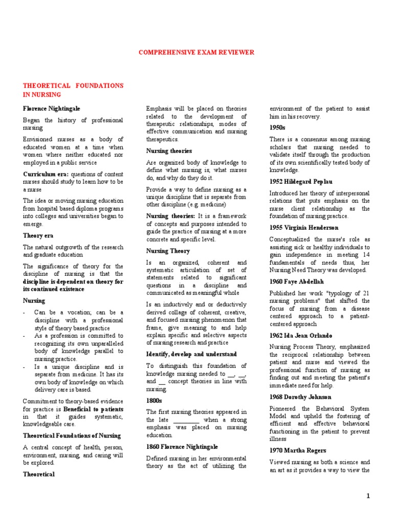 Comprehensive Exam Reviewer | PDF | Theory | Science