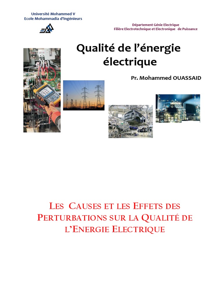 Causes et effets des perturbations électriques | PDF | Transformateur ...