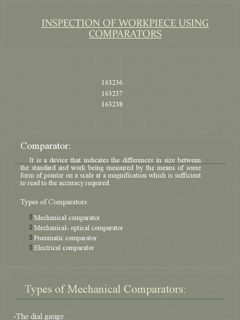 5.calibration and Comparators | PDF | Tools | Manufactured Goods