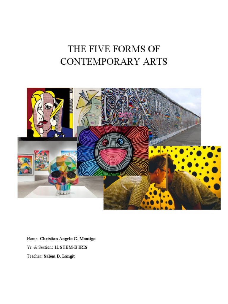 The Five Forms of Contemporary Arts | PDF | Poster | Animation