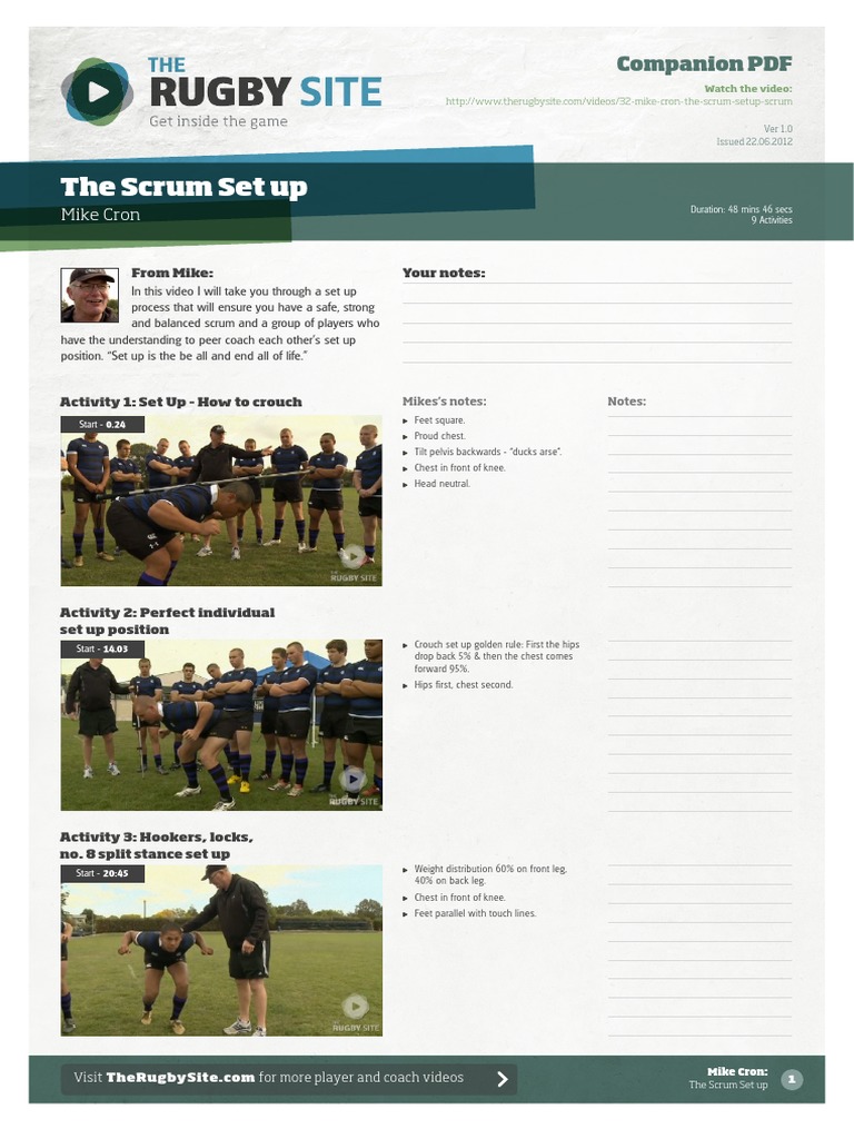 TRS Mike Cron v1 | PDF | Football Codes | Rugby Union