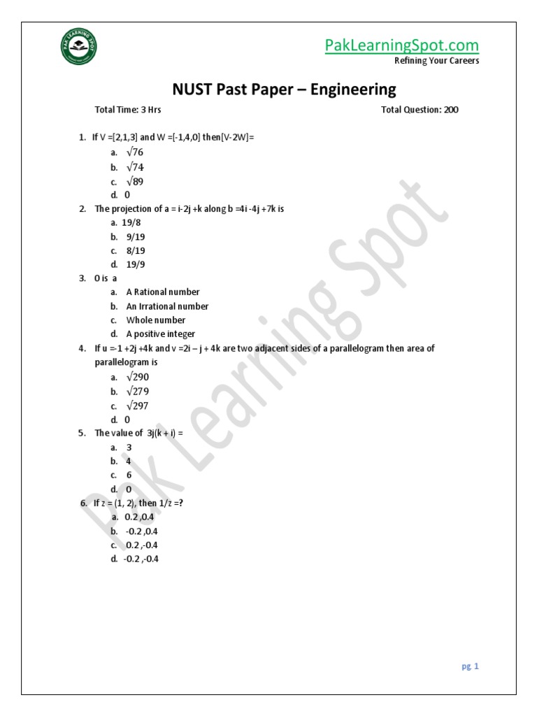 NET Past Paper 5 Plspot | PDF | Function (Mathematics) | Photoelectric ...