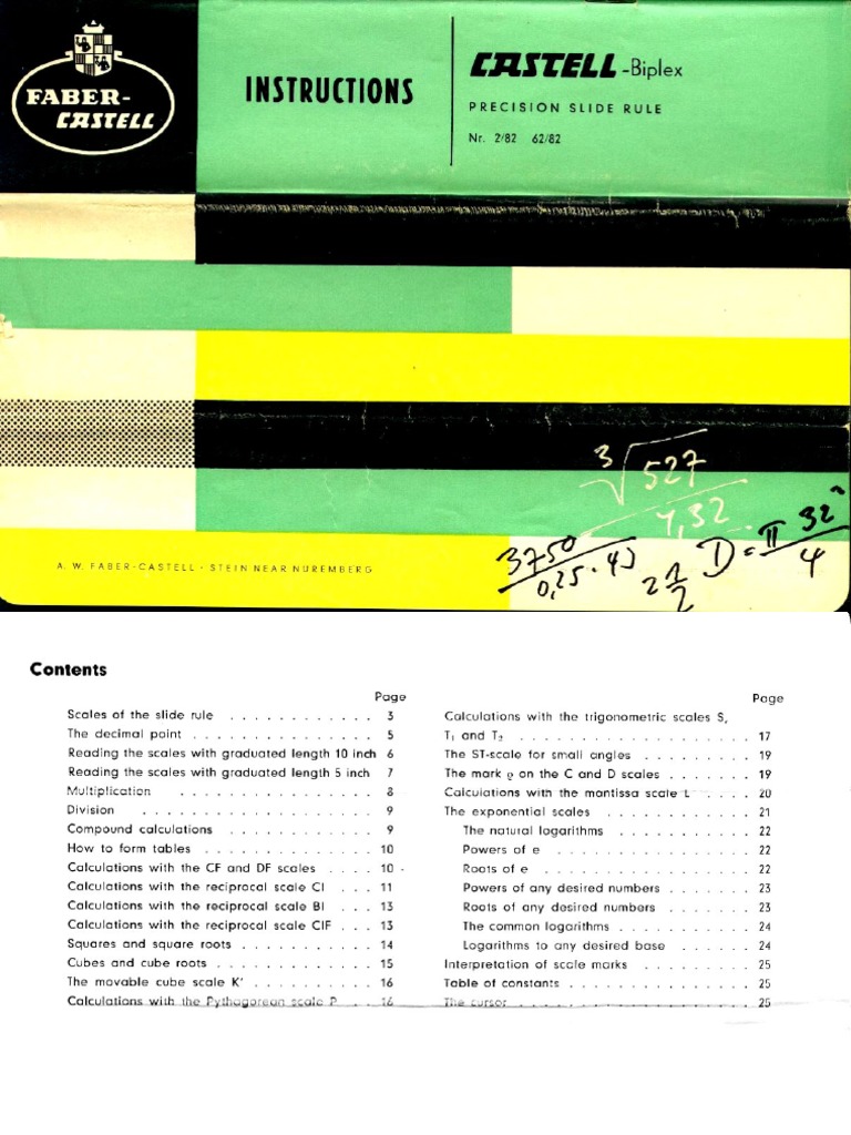 Faber-Castell 2-82N Manual English | PDF