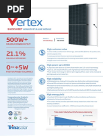 Trina 620w Datasheet | PDF | Solar Panel | Photovoltaics