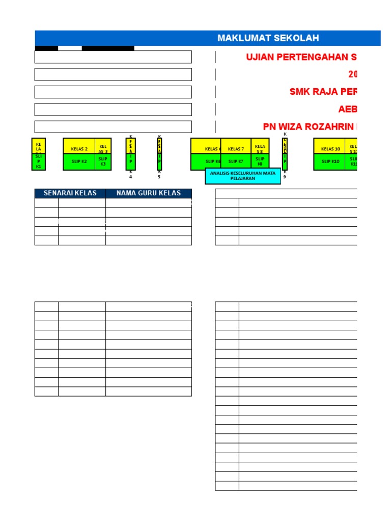 Markah PPT TING 1 | PDF