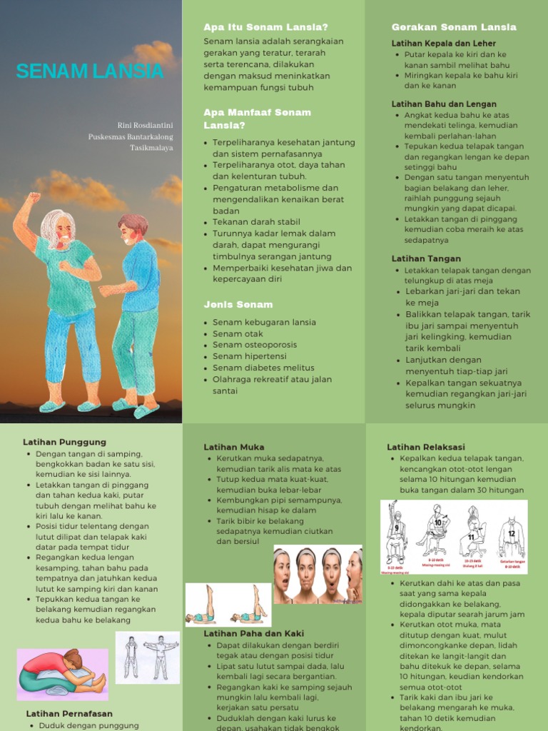 Leaflet SENAM LANSIA | PDF