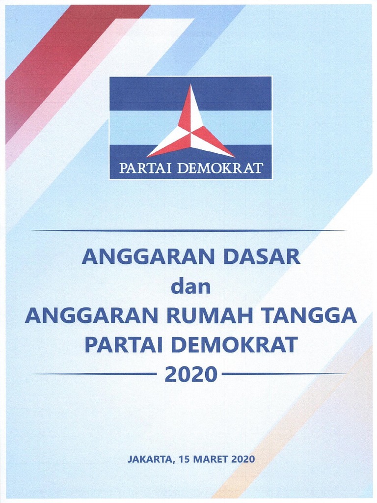 Ad-Art Partai Demokrat Tahun 2020 PDF | PDF