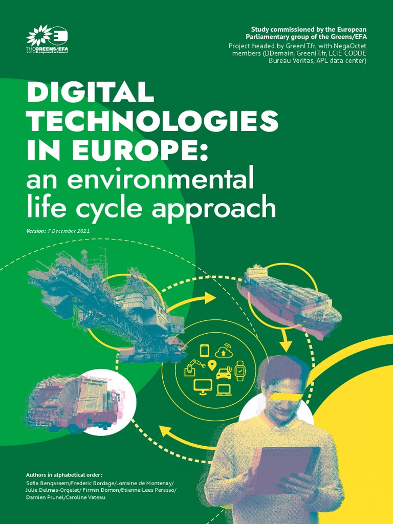 Environmental Impacts of Digital Technology Europe LCA 7 Dec 2021 | PDF ...