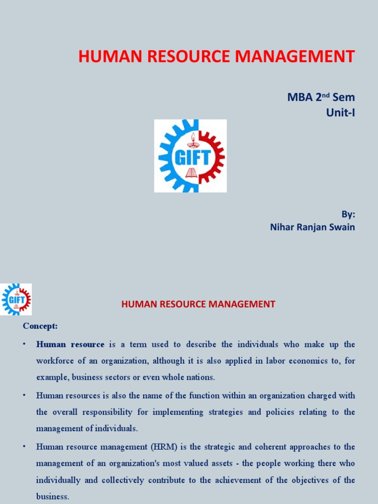 HRM Lesson 1 | PDF | Human Resource Management | Human Resources HRM Lesson 1 | PDF | Human Resource Management | Human Resources