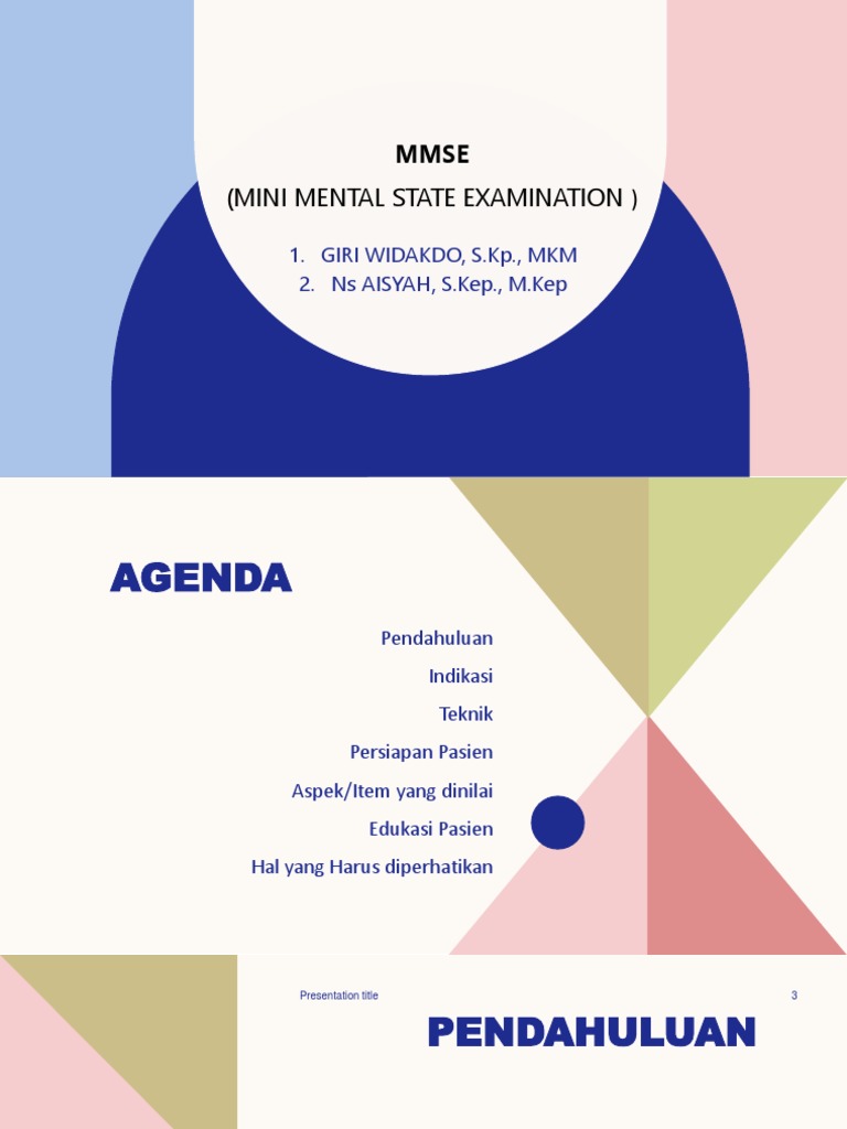 Pengantar Mini Mental State Examination | PDF