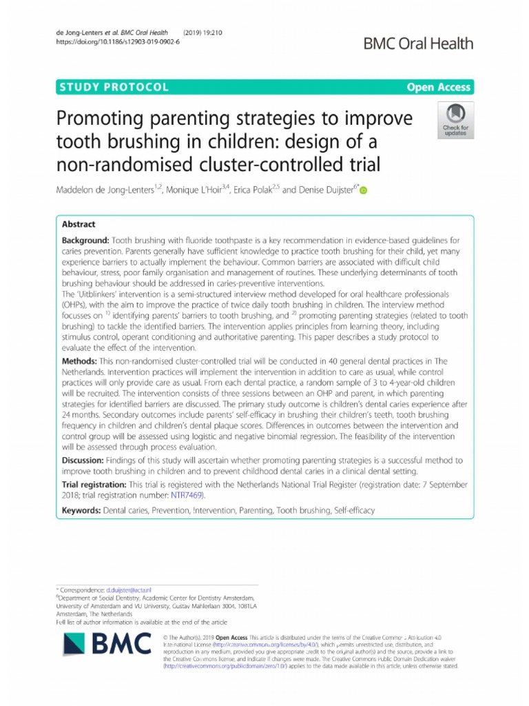 Non Randomised Controlled Trial | PDF