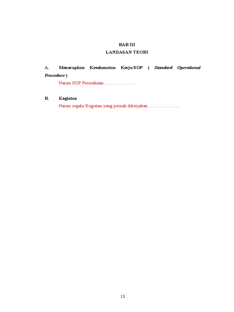 Bab III Sample-1 | PDF