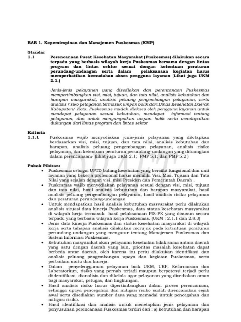 Draft Standar Akredtasi Revisi Maret 2022 | PDF