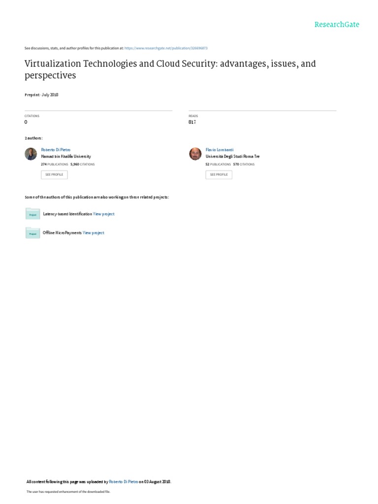 Vir Tech | PDF | Virtual Machine | Virtualization