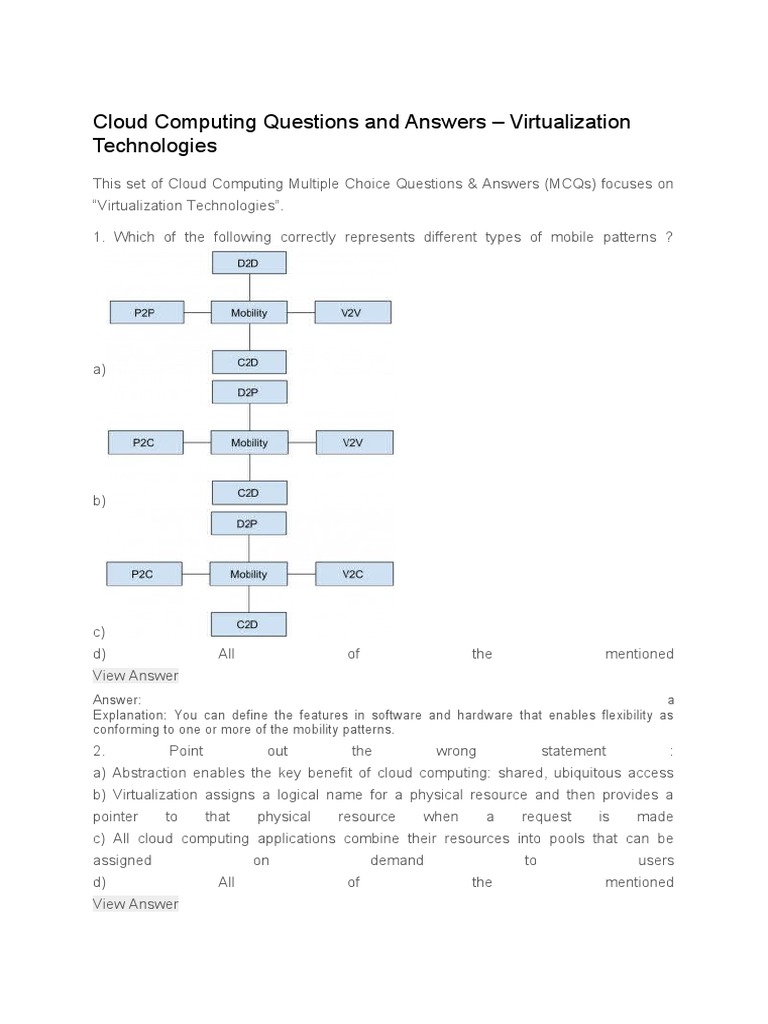 MCQs | PDF | Virtualization | Hyper V