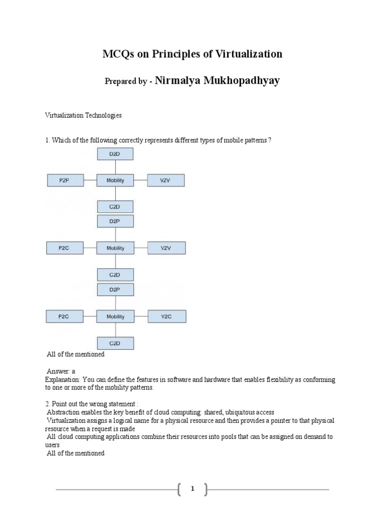 MCQ On FOV | Download Free PDF | Virtualization | Virtual Machine