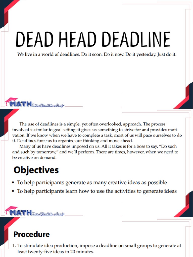 Deadline | PDF